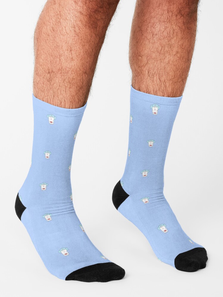 "ATEEZ Mingi Hehetmon" Socks by JessicaS24 | Redbubble