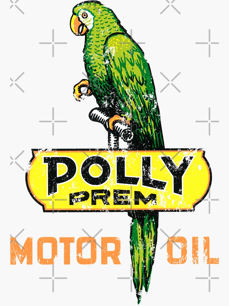 "Polly Gas" Sticker for Sale by Retrorockit | Redbubble