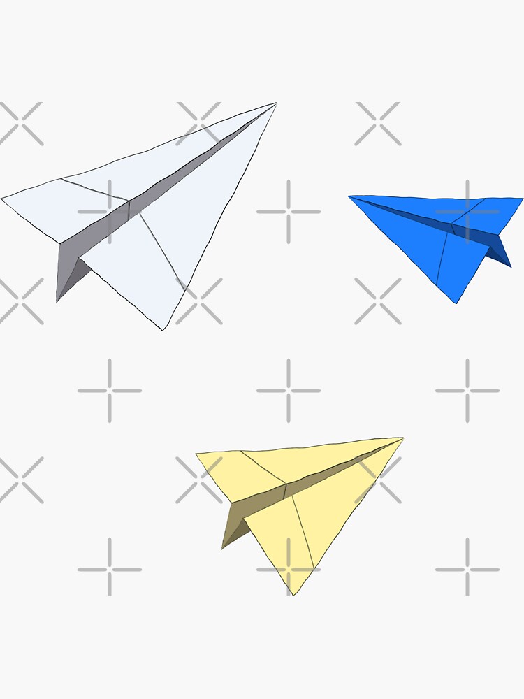 "Paper Planes Sticker Pack" Sticker for Sale by AlishaMSchil | Redbubble
