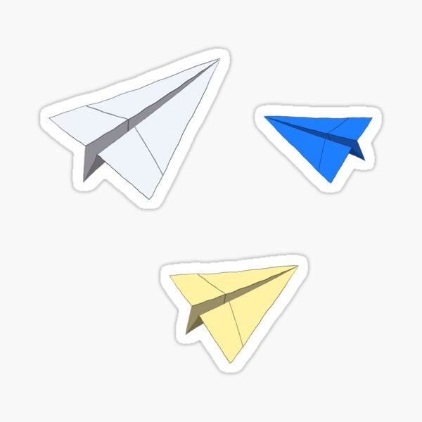"Paper Planes Sticker Pack" Sticker for Sale by AlishaMSchil | Redbubble