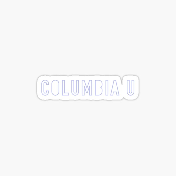 "Columbia" Sticker by mabusway | Redbubble