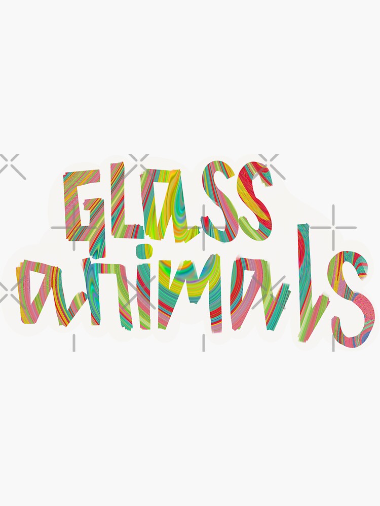 "Glass Animals Band " Sticker for Sale by lavendrdzigns | Redbubble