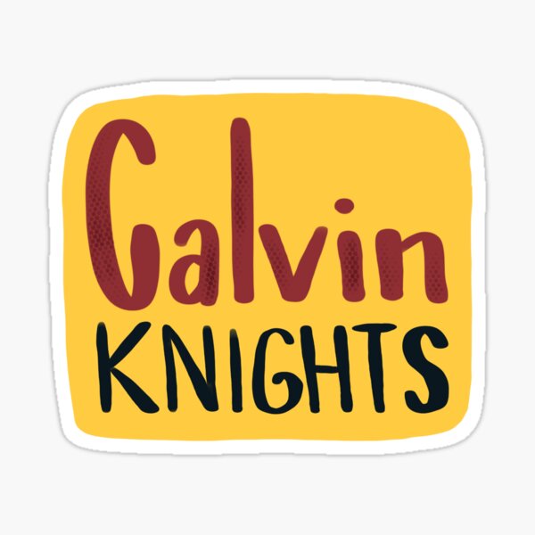 "Calvin University Knights" Sticker by carolinesmith67 | Redbubble