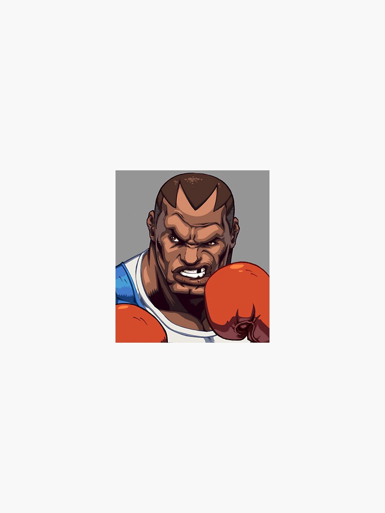 "Balrog - Street fighter" Sticker for Sale by Maasvidal | Redbubble