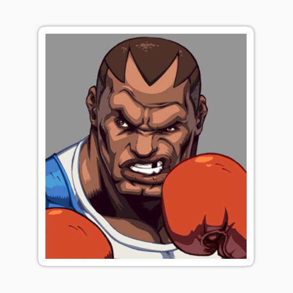 "Balrog - Street fighter" Sticker for Sale by Maasvidal | Redbubble
