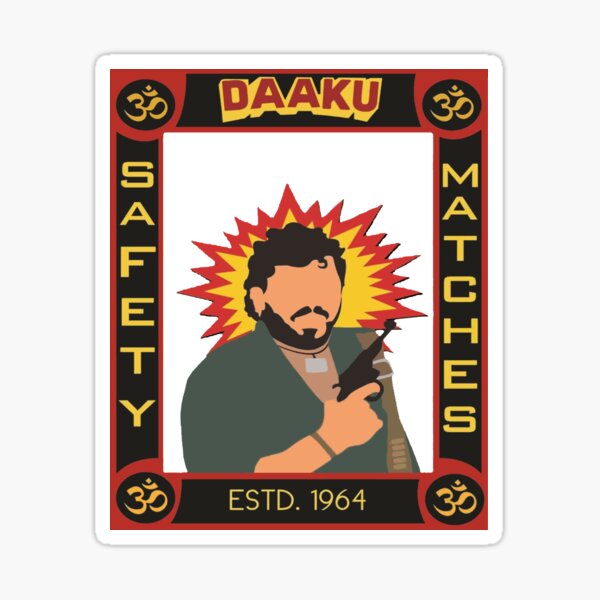 Gabbar Singh Stickers | Redbubble