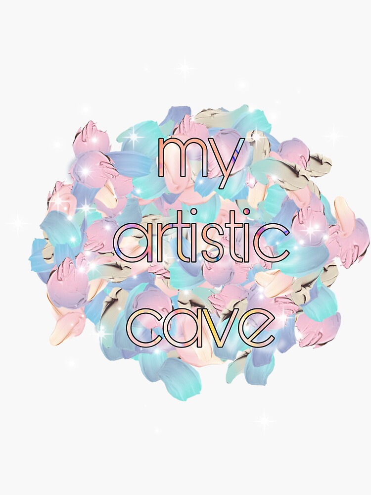 "Artistic Cave Sticker" Sticker by breek | Redbubble