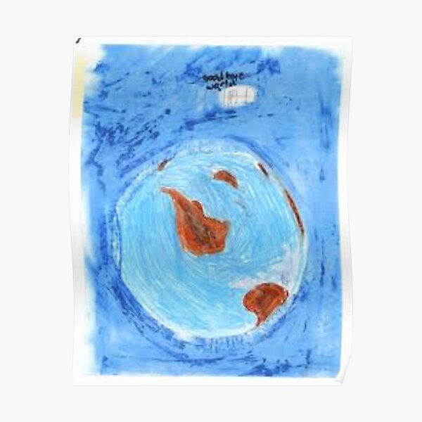 "earth drowing color" Poster by wail9dz | Redbubble