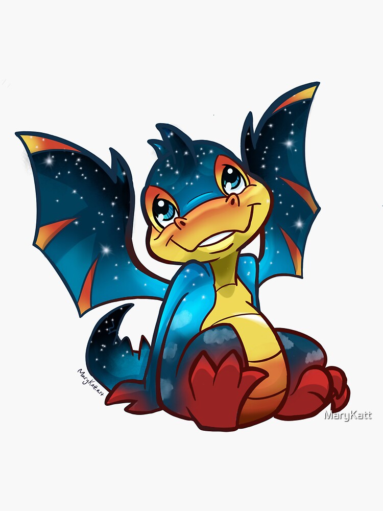 "Neopets - Eventide Scorchio" Sticker for Sale by MaryKatt | Redbubble