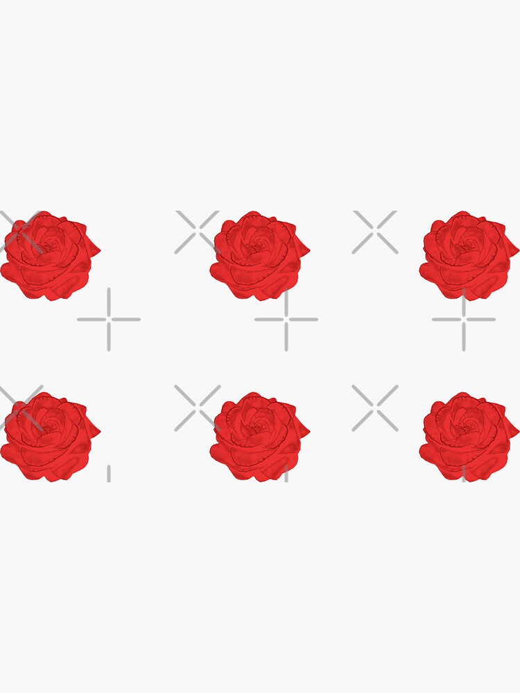 "rose sticker pack" Sticker by annaberkuta | Redbubble