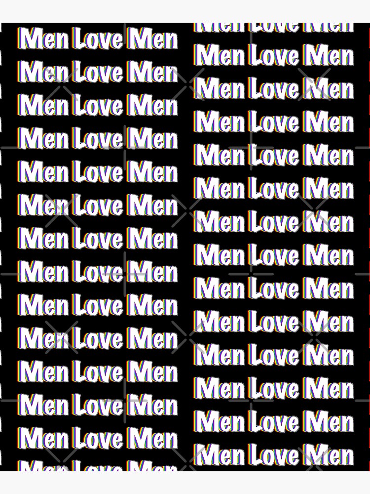 "Men Love Men: Pride Sticker" Tote Bag for Sale by SassyCassidy | Redbubble