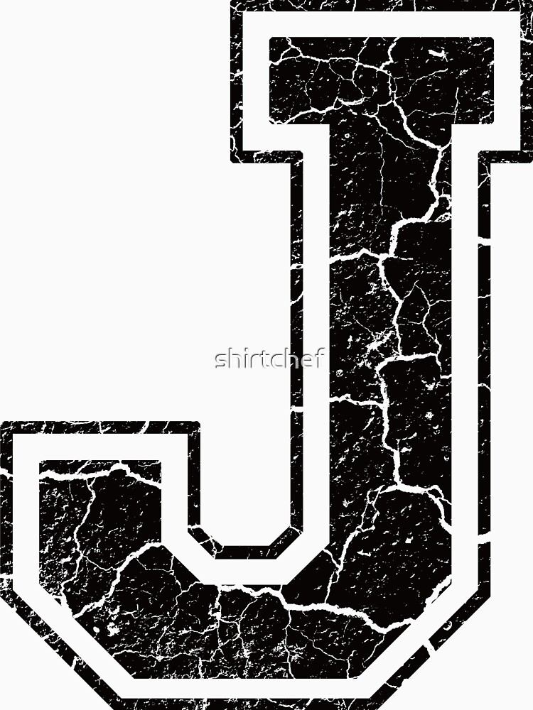 "J - the Letter" T-shirt for Sale by shirtchef | Redbubble | j t-shirts ...