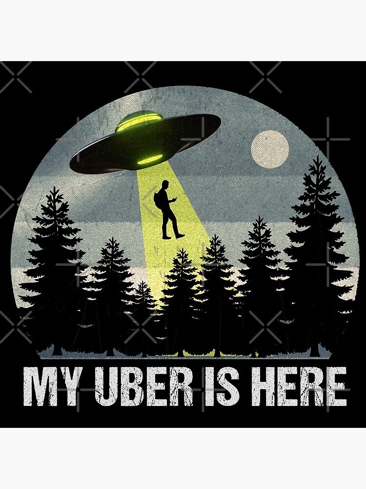 "My Uber is Here (UFO)" Photographic Print for Sale by m1kels | Redbubble