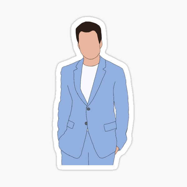 "sebastian stan drawing" Sticker by lydialoveslife | Redbubble