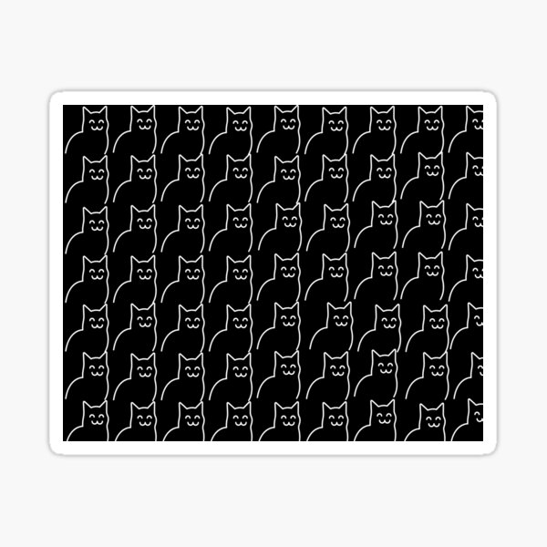 "Smiley cat mask" Sticker for Sale by SadSabrine | Redbubble