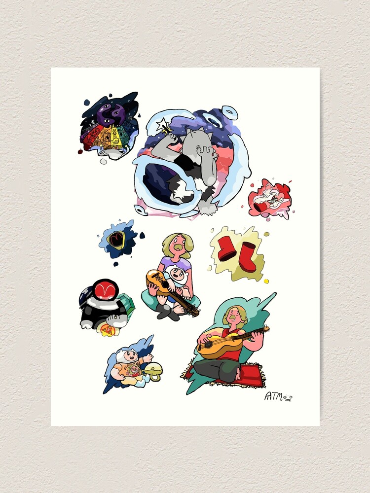 "Adventure Time Martin Mertens Sticker Pack" Art Print for Sale by ...