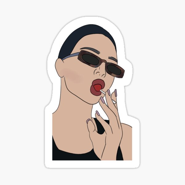 "Kendall Jenner" Sticker for Sale by giannabona | Redbubble