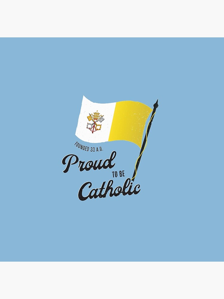 "Proud to be Catholic: Vatican City Flag" Pin for Sale by mwcatholic ...