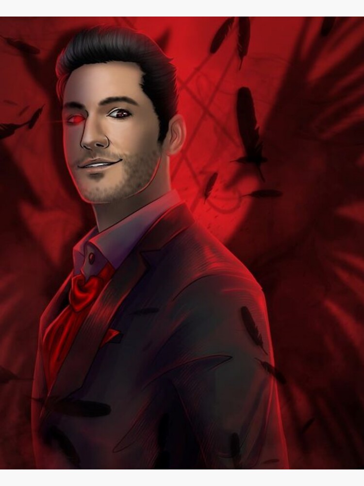 "LUCIFER netflix Fan-Art series" Sticker for Sale by Ratenight | Redbubble