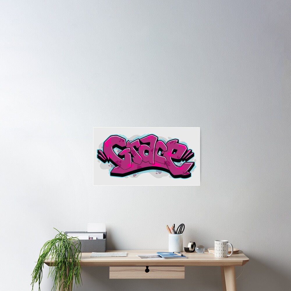 "Grace Graffiti Name" Poster for Sale by NameGraffiti | Redbubble