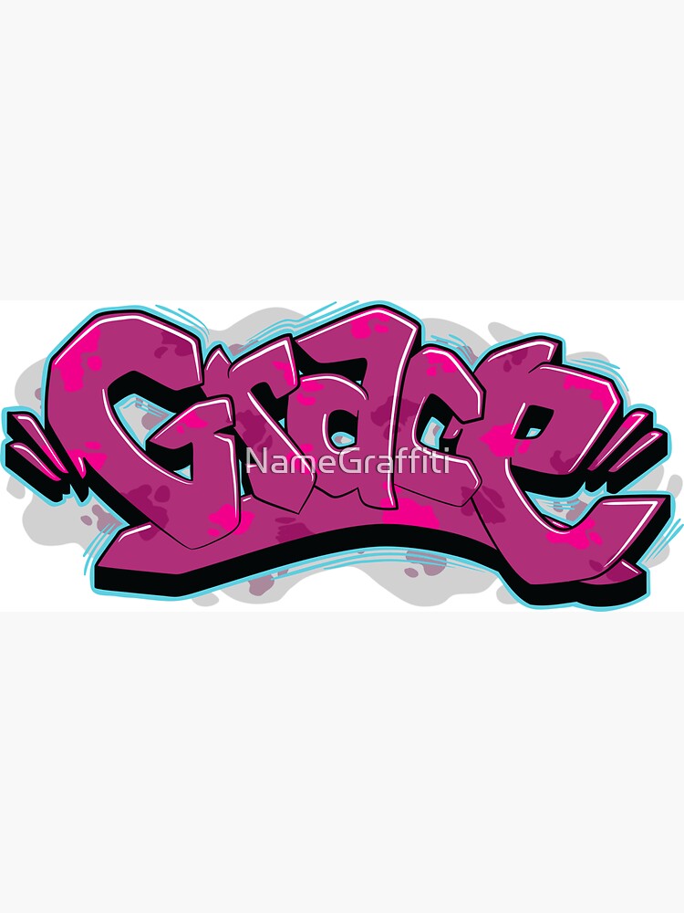 "Grace Graffiti Name" Magnet for Sale by NameGraffiti | Redbubble