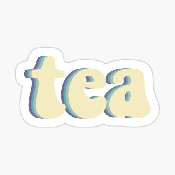 "Tea Sticker" Sticker by pippashop | Redbubble