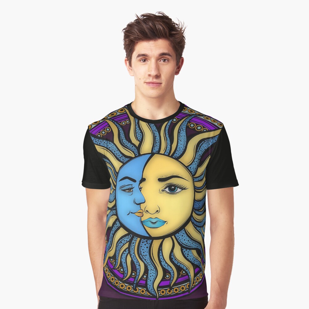 "Sun And Moon | Hippie Decor " Sticker for Sale by innexciumtab | Redbubble