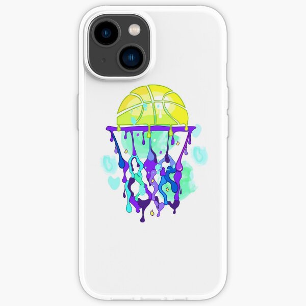 "Basketball dripping paint basket and ball. " iPhone Case for Sale by ...