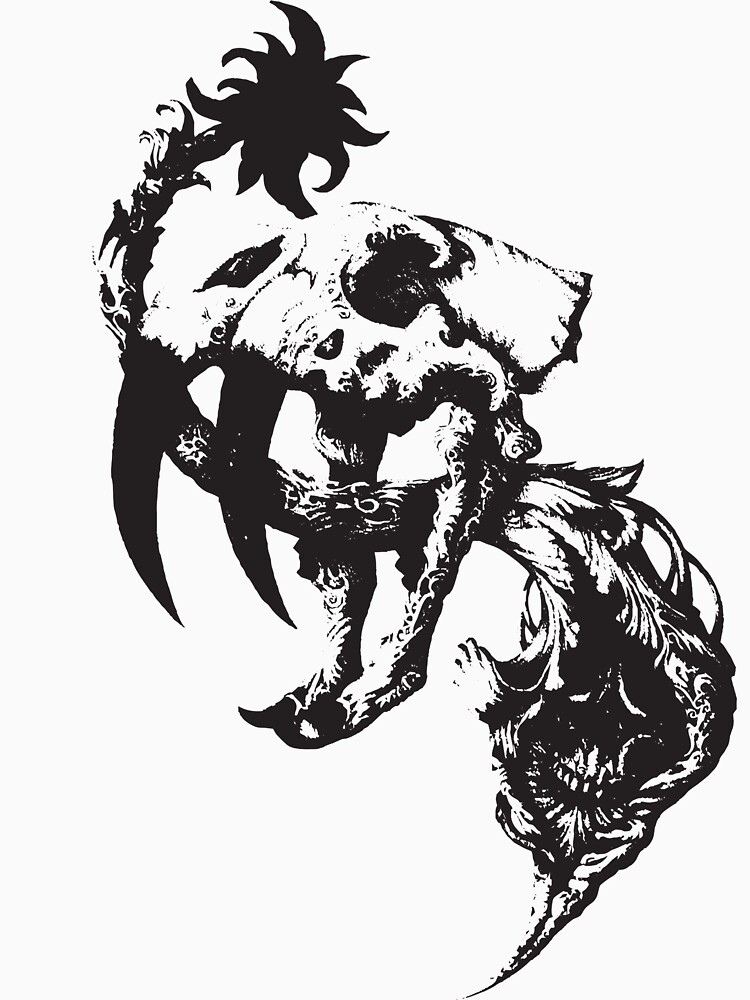 Saber Tooth Skull Tattoos