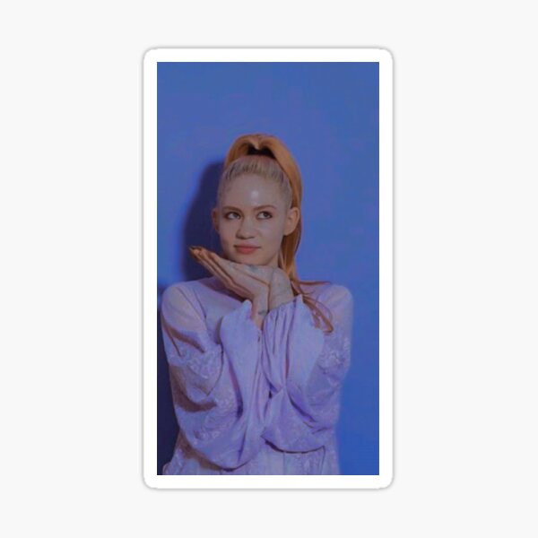 "Grimes" Sticker for Sale by chickenugget | Redbubble