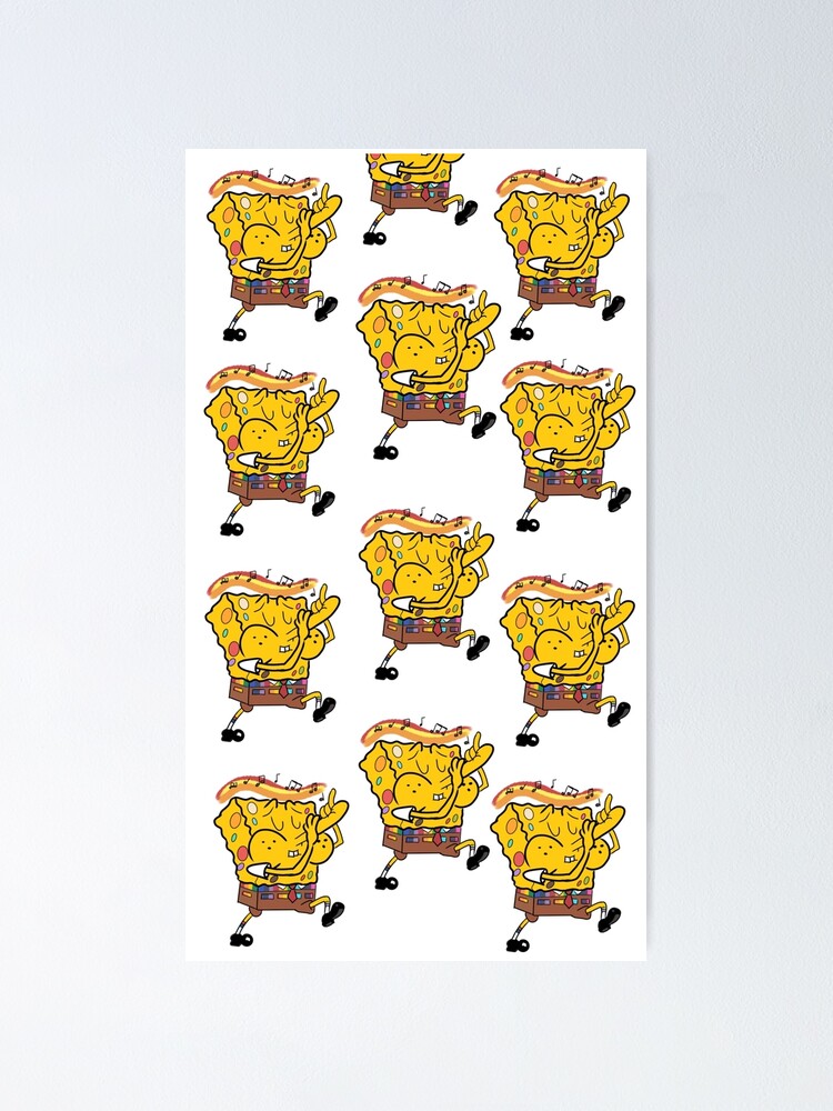 "Oooh! Too many Spongebob" Poster by rezei-carnival | Redbubble