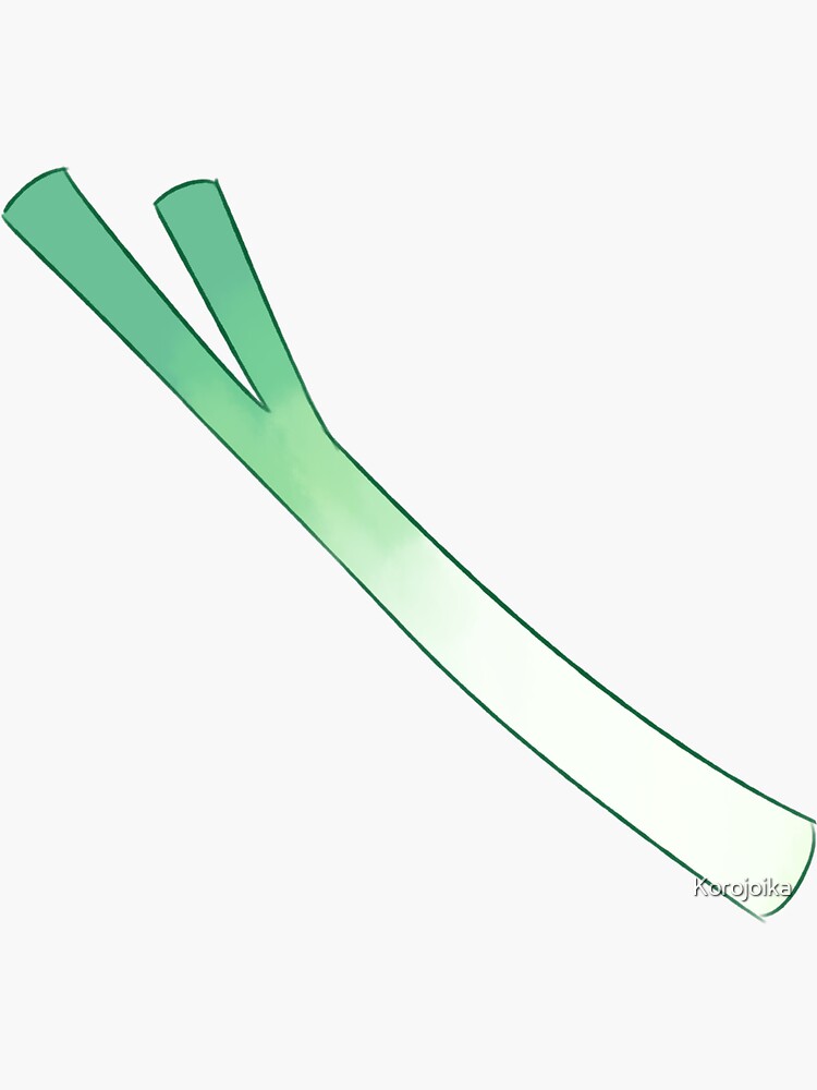 "Leek" Sticker for Sale by Korojoika | Redbubble