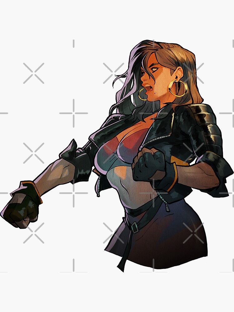 "blaze fielding - street of rage 4" Sticker for Sale by Geempah | Redbubble