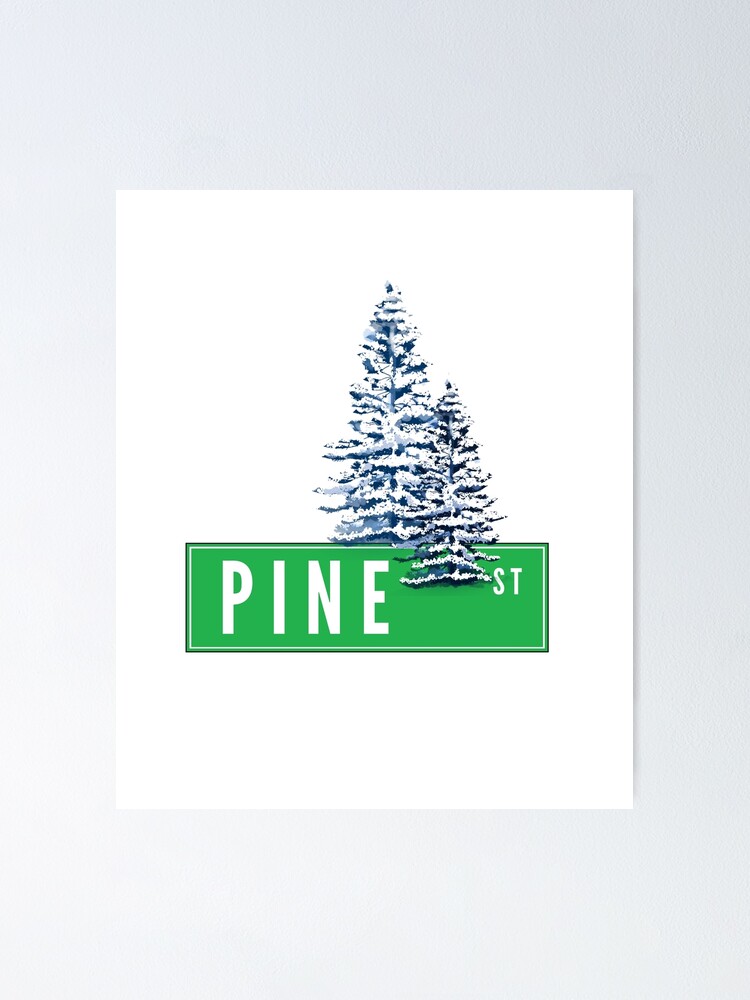 "Pine" Poster by NikolicDalibor | Redbubble