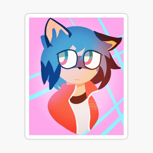 "michiru bna" Sticker by SugarCoatedArt | Redbubble