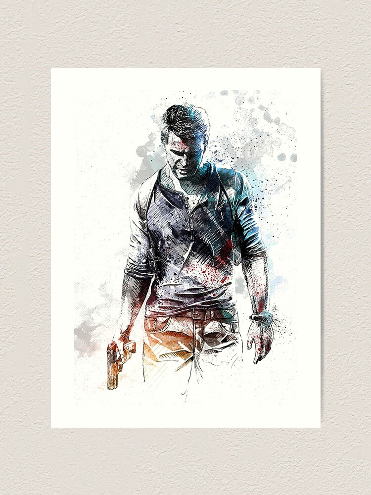 "Nathan Drake, Uncharted" Art Print for Sale by FearLoving | Redbubble