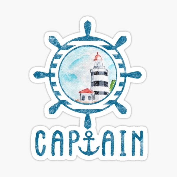 "Captain" Sticker for Sale by autlu | Redbubble
