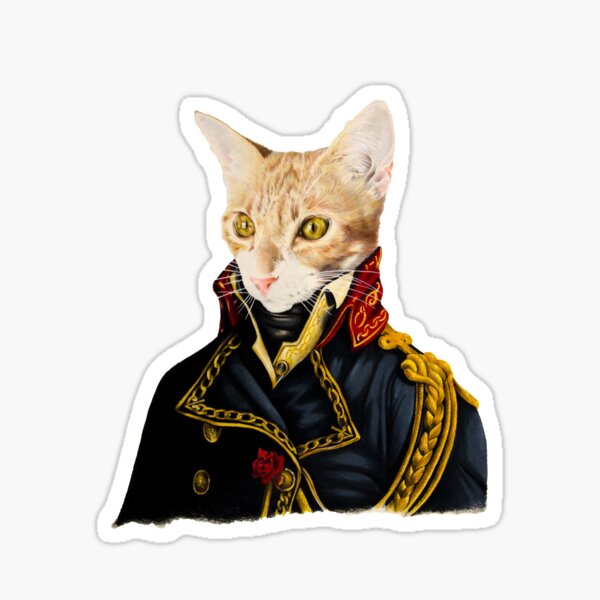 "The Baron" Sticker for Sale by SaraMachenArt | Redbubble