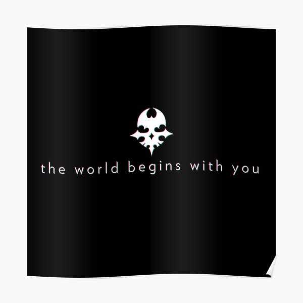 "The World Begins with You | TWEWY" Poster by tiantanman | Redbubble