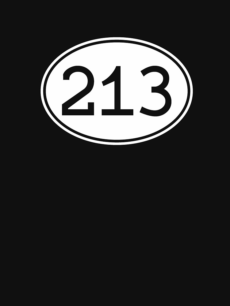 "Area Code 213 Los Angeles" T-shirt for Sale by smashtransit ...