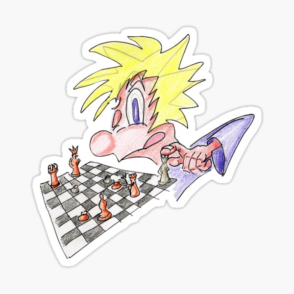 "Checkmate" Sticker for Sale by alanoix | Redbubble