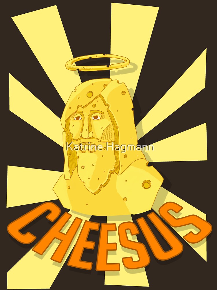 "Cheesus" T-shirt for Sale by BonePit | Redbubble | jesus t-shirts ...