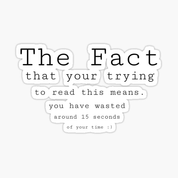 "Eye test" Sticker for Sale by Dammidodger04 | Redbubble