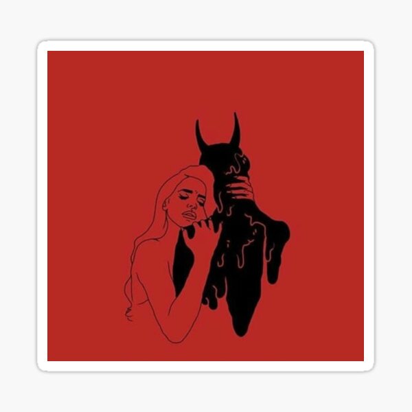 "-Hell-" Sticker for Sale by PurpleAfterlife | Redbubble