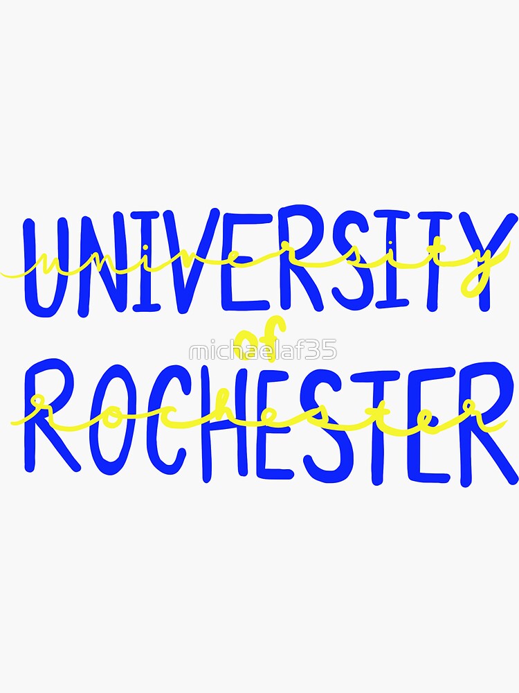 "Rochester Script" Sticker by michaelaf35 | Redbubble