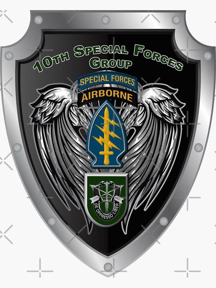 "10th Special Forces Group " Sticker for Sale by SoldierAlways | Redbubble