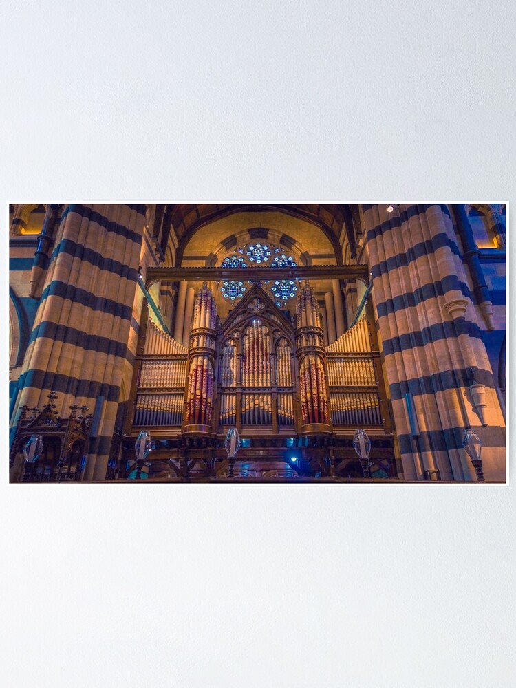 "Cathedral Organ" Poster for Sale by sjphotocomau | Redbubble