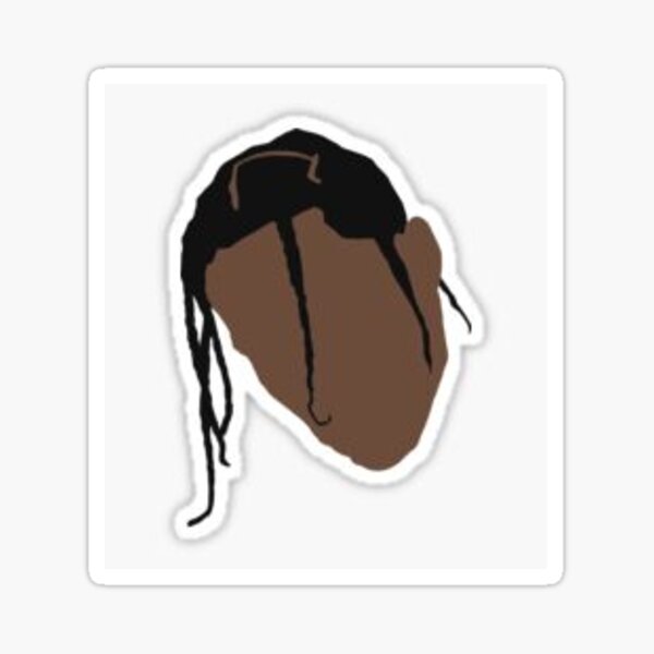 "travis scott outline" Sticker for Sale by jaidalewis7 | Redbubble