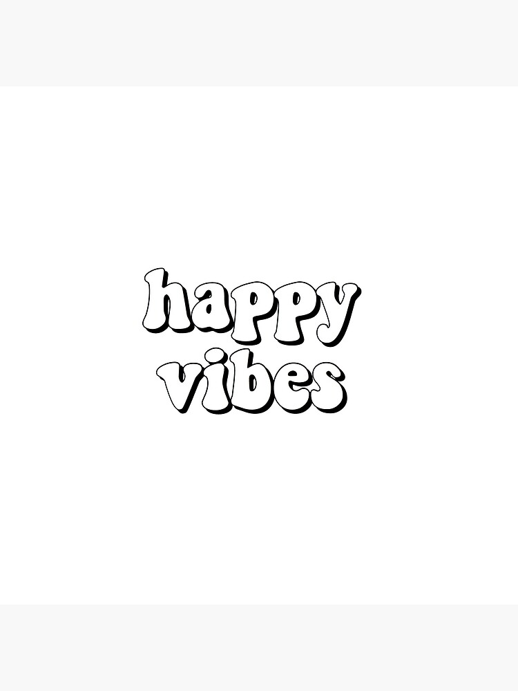 "Happy Vibes VSCO Sticker " Poster by lydiaperri | Redbubble