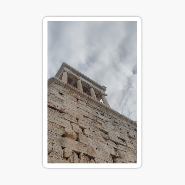 "From Below the Acropolis " Sticker by VoorheisArt | Redbubble